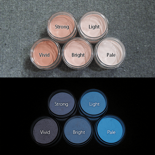 Blue発光ベース 0255【レンガ色着色・繊維プリント用蓄光インク】LumickColor/ルミックカラー - UETAYAマーケットプレイス-色材